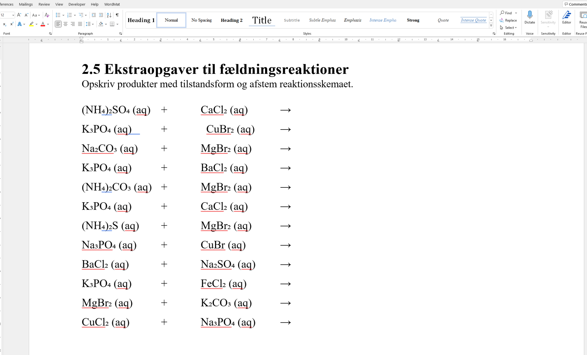Kemiformler – Skriv korrekt uden besvær.